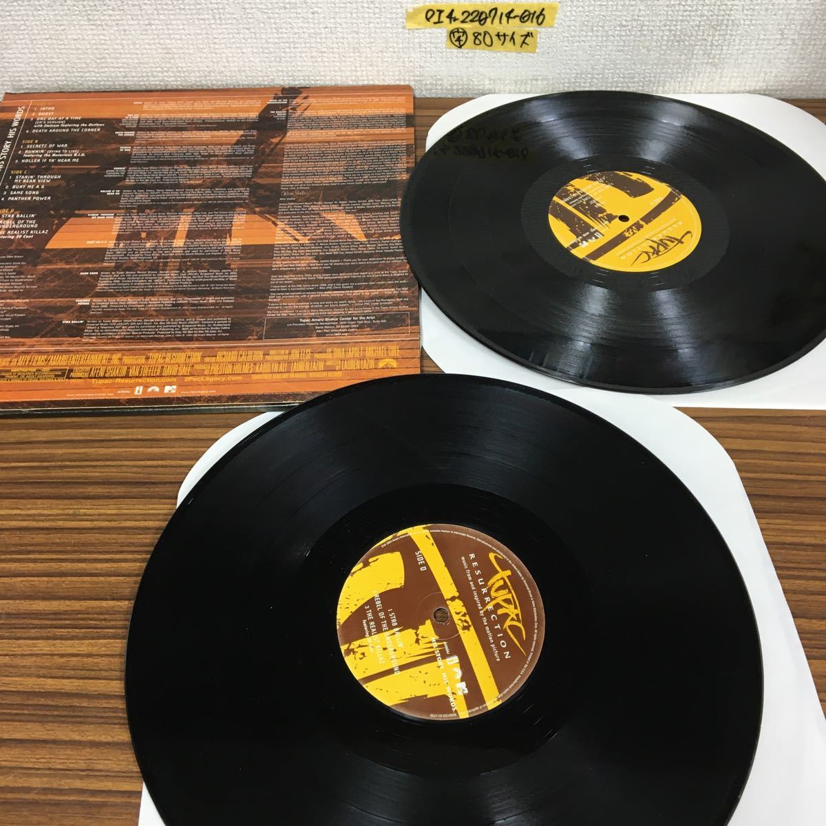 LP 2PAC サントラ RESURRECTION THIS IS MY STORY B0001533-01 TUPAC HIS STORY HIS WORDS RUNNIN’ HOLLER ...