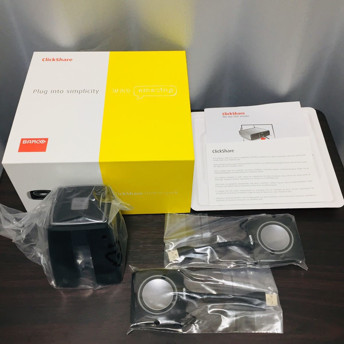 BARCO CSシリーズ ClickShare クリックシェア Button USB 型番R9861500D01/R9861500T01 定価 ...