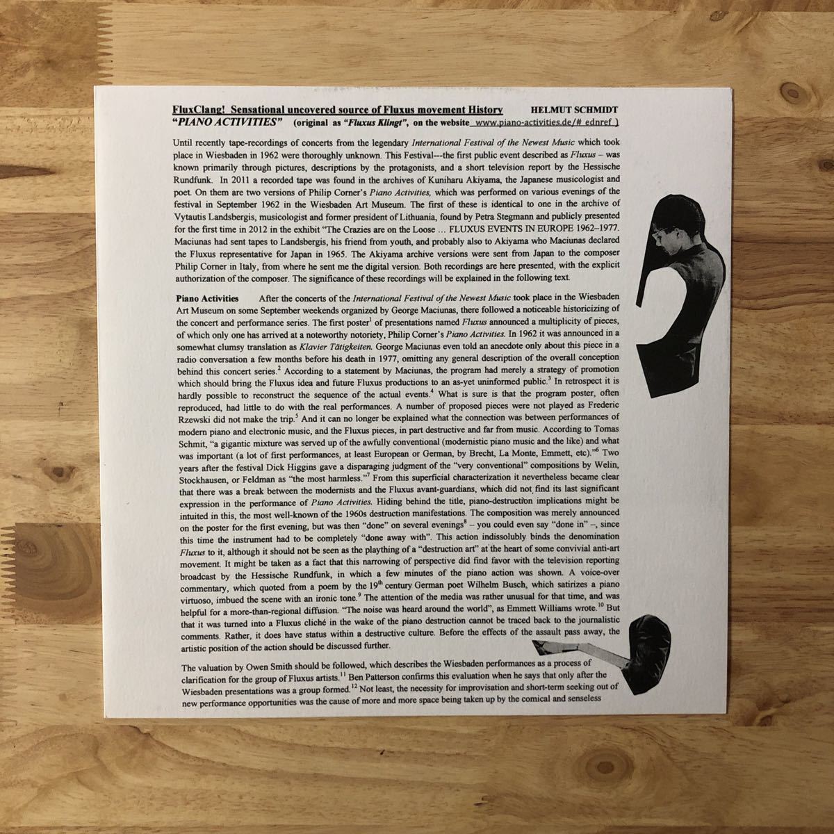 LP PHILIP CORNER/PIANO ACTIVITIES ITALYオリジナル:LTD.262:REC at FLUXUS WIESBADEN 1962 JOHN CAGE ...