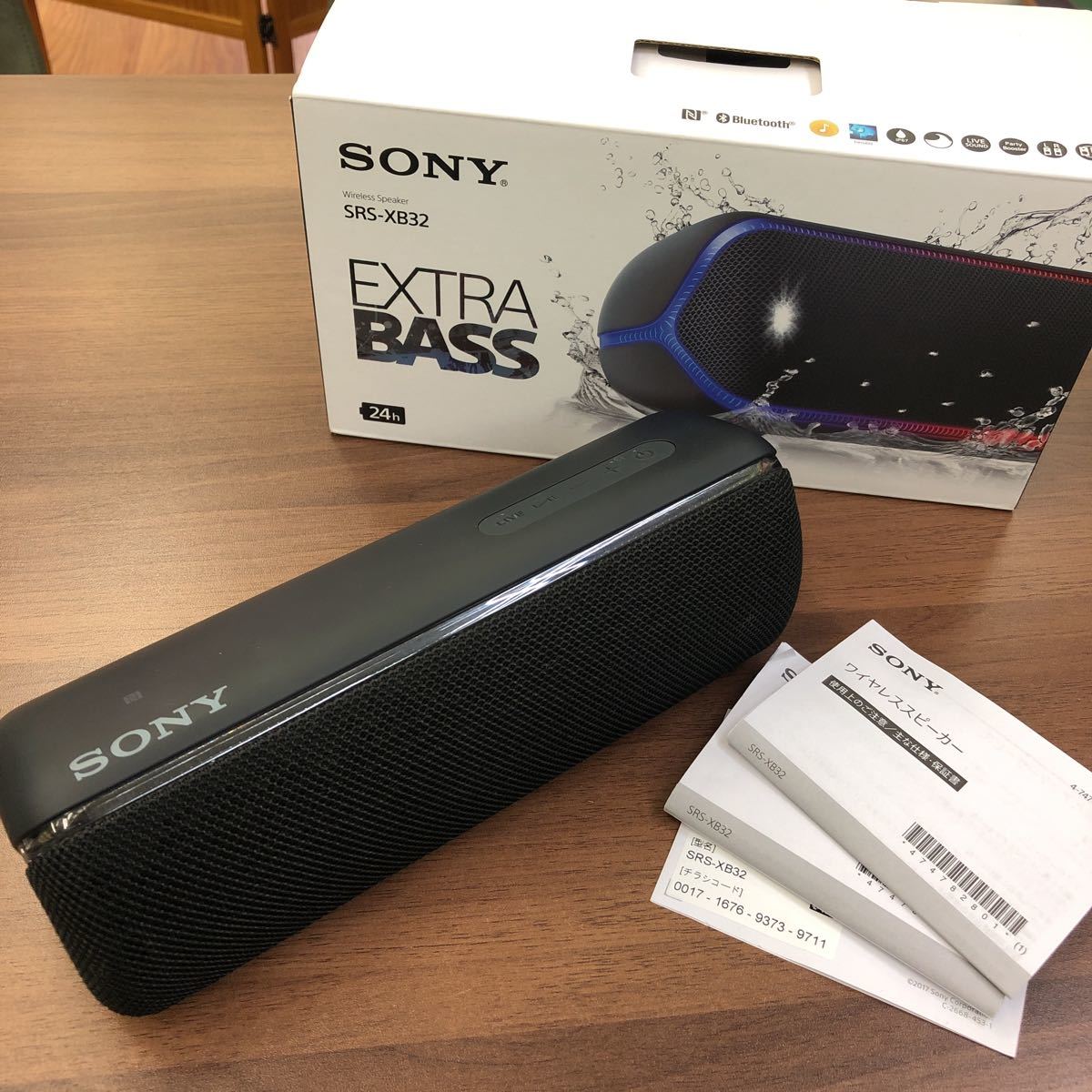 SONY SRS-XB32 ワイヤレス ポータブルスピーカー No2979(スピーカー本体)｜売買されたオークション情報、yahooの商品情報 ...