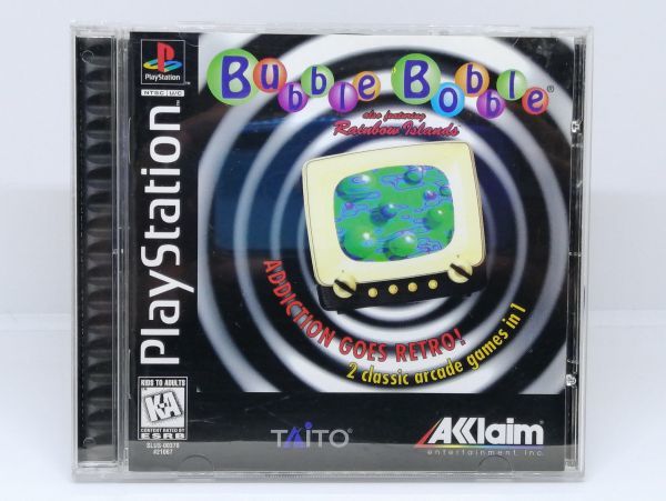 PS1 北米版 Bubble Bobble Also Featuring Rainbow Islands バブルボブル レインボーアイランド ...