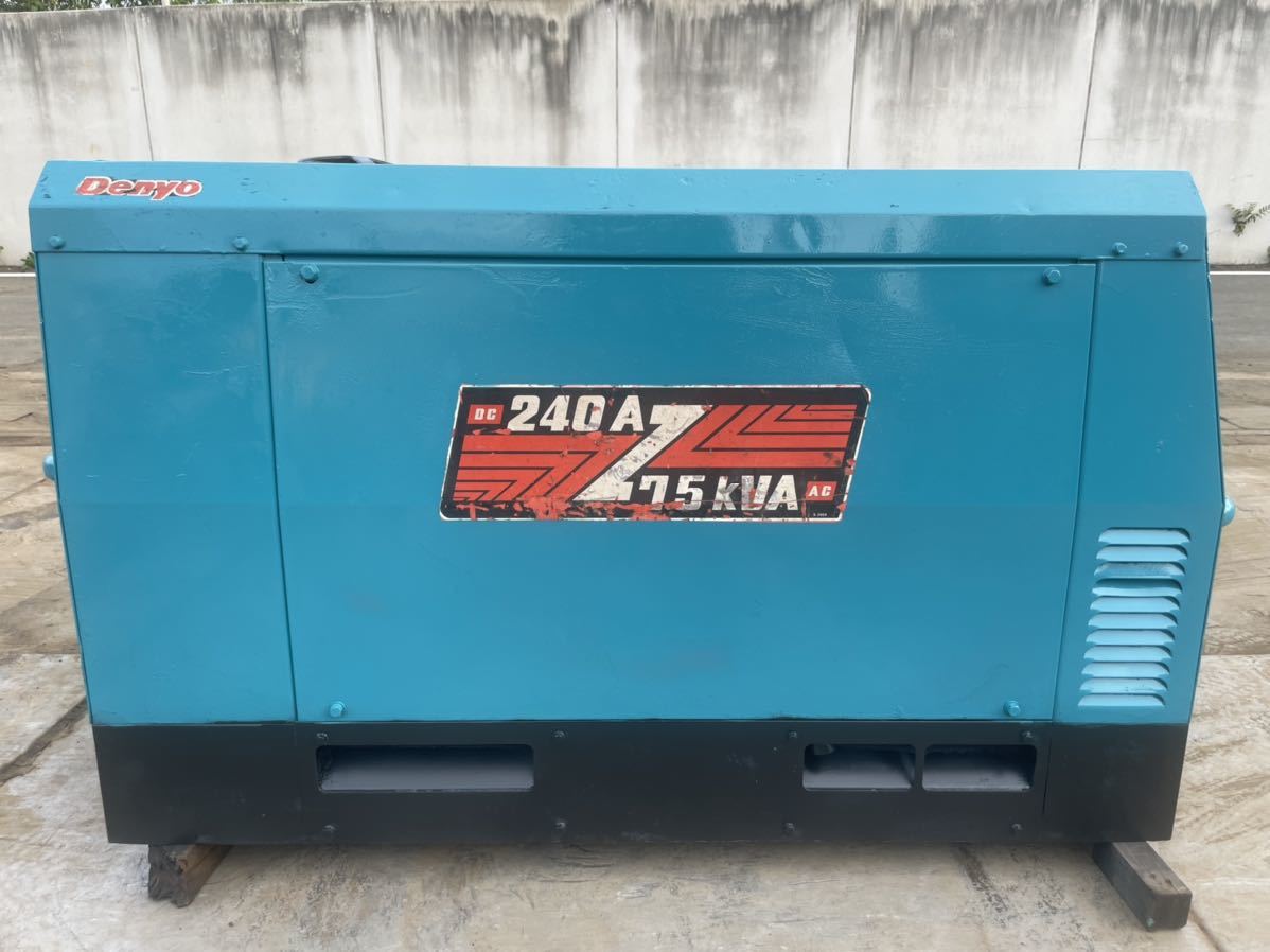 デンヨー WELDER 240SS 防音型 ディーゼルエンジン 溶接機 発電機 200V 本体のみ(アーク溶接機)｜売買されたオークション情報 ...
