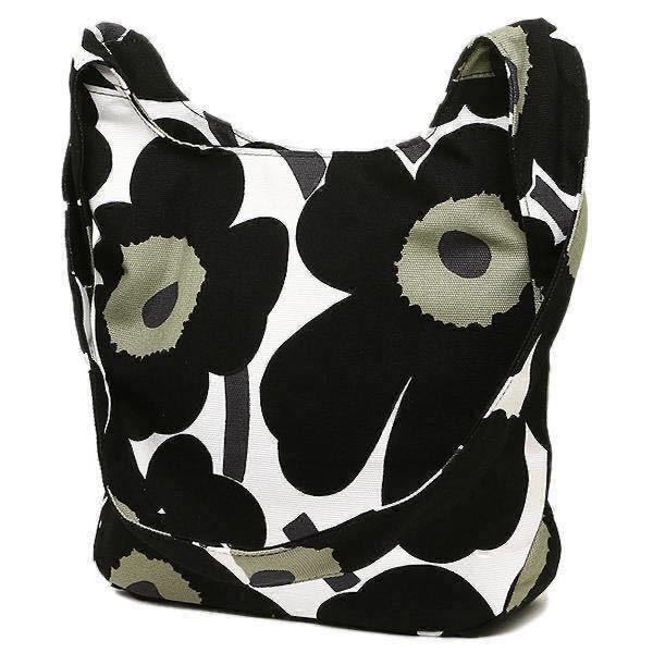 マリメッコmarimekko／ CLOVER UNIKKO／ショルダーバッグ コットン ウニッコ レディース／042630 030／花柄 ...