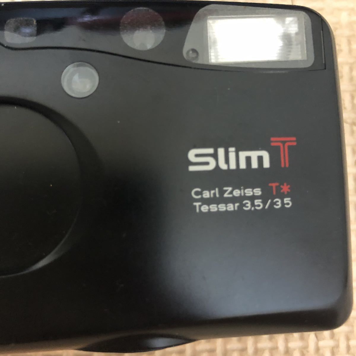 Kyocera SlimT コンパクトカメラ Carl Zeiss T tessar 3.5/35 キョーセラ カールツァイス フィルムカメラ ...