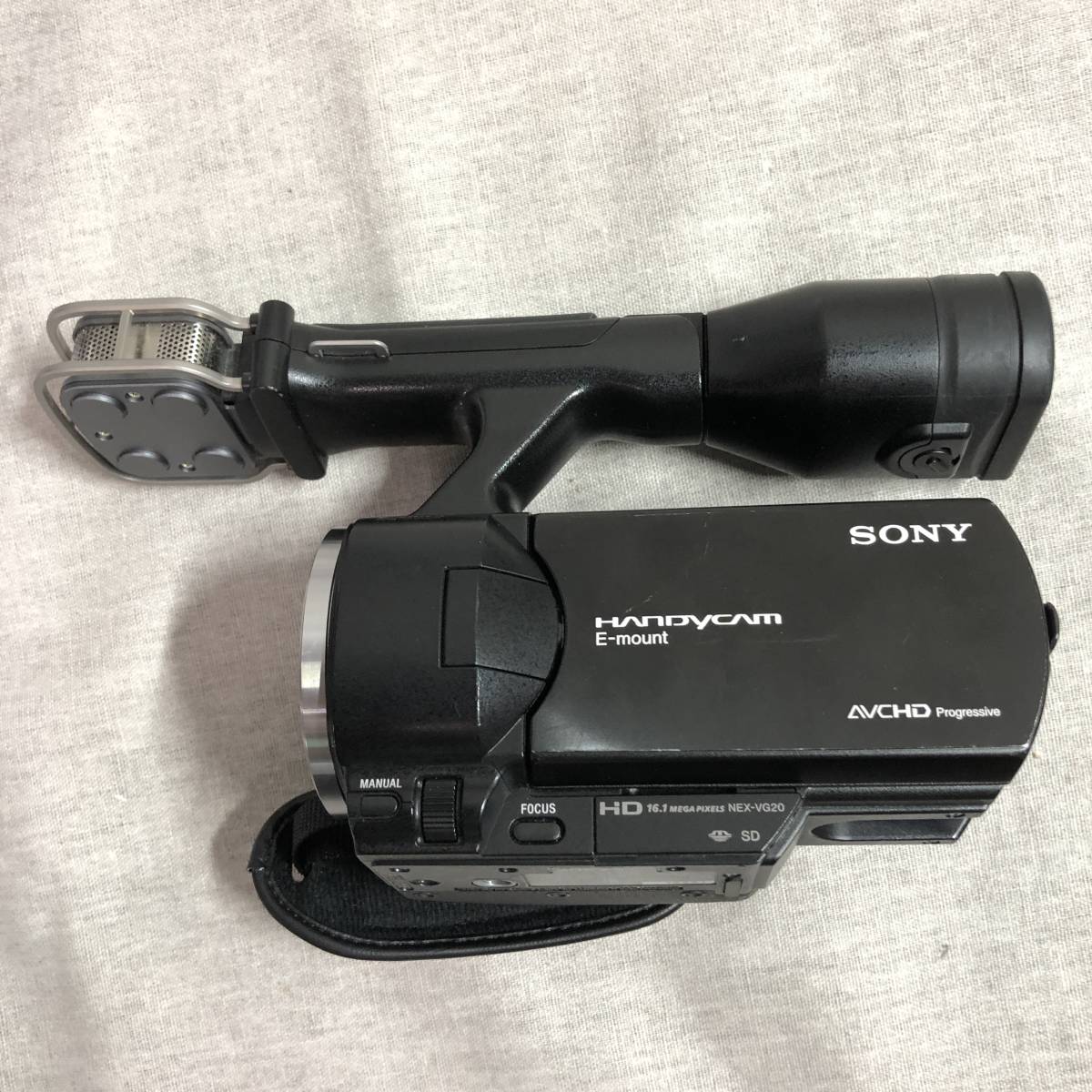 現状品 ソニー SONY レンズ交換式デジタルHDビデオカメラレコーダー ボディ NEX-VG20/B(その他)｜売買されたオークション情報 ...