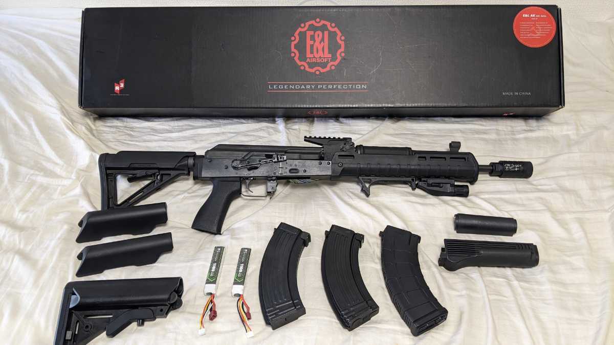 E&L RD-702 電動ガン 電子トリガー MAGPUL 内外カスタ厶済み 検 AK-47 AKM AKS-74 AK-74M AK-12 ...