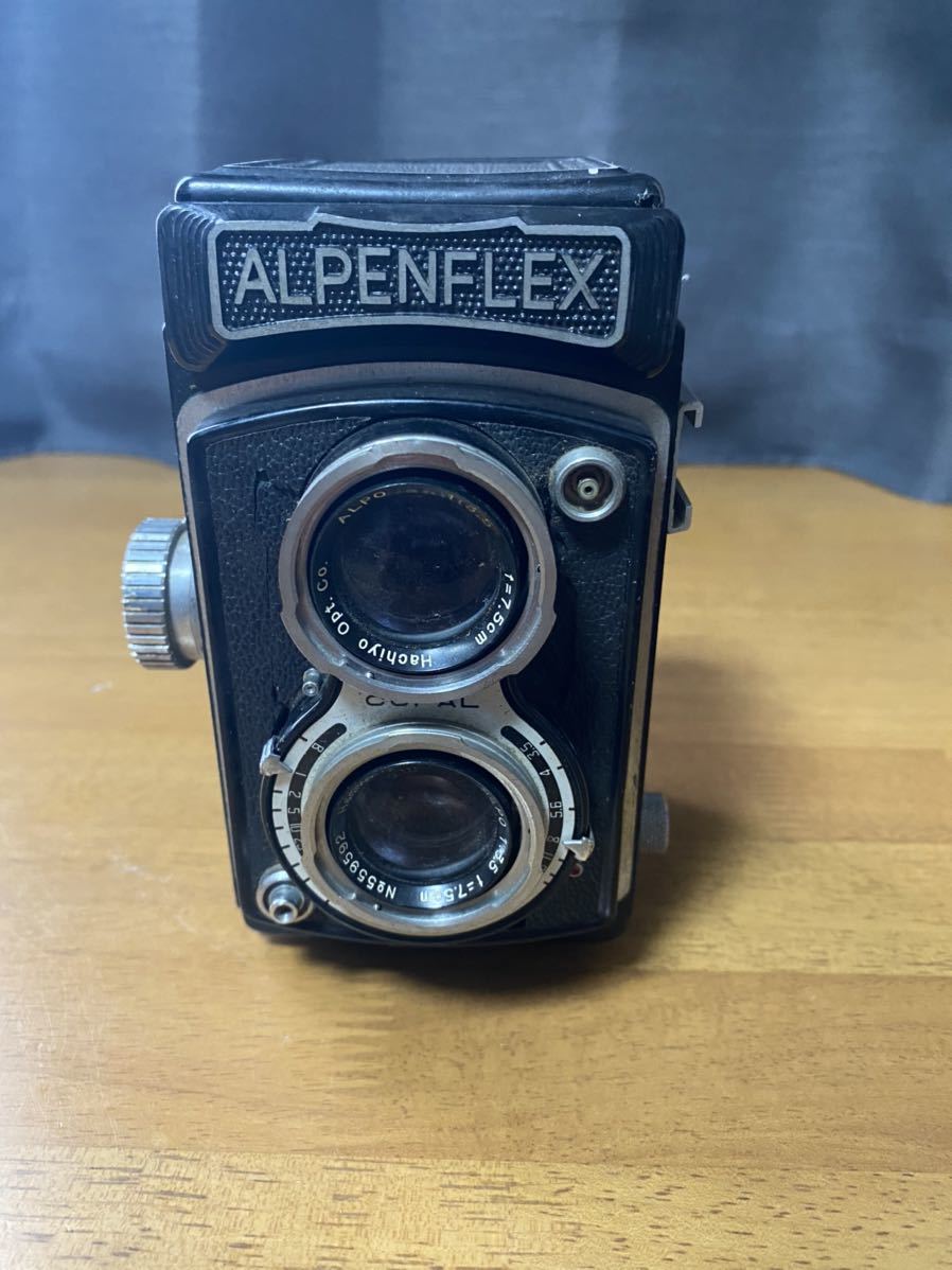 昭和レトロ ALPENFLEX アルペンフレックス ニ眼レフカメラ 動作未確認(二眼レフ)｜売買されたオークション情報、yahooの商品情報を ...
