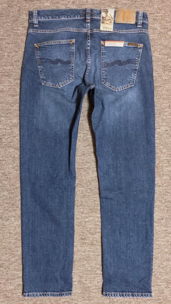 ヌーディージーンズ Lean Dean W32 L30 Blue Vibes リンディン リーンディーン Nudie Jeans デニム ...