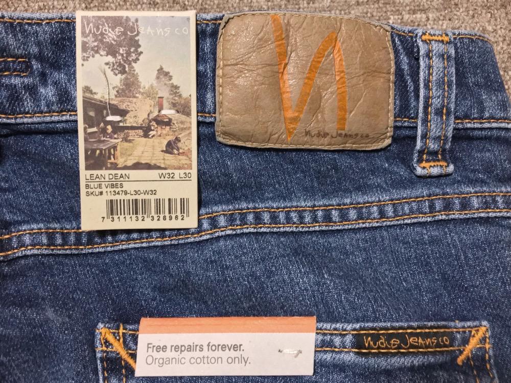 ヌーディージーンズ Lean Dean W32 L30 Blue Vibes リンディン リーンディーン Nudie Jeans デニム ...