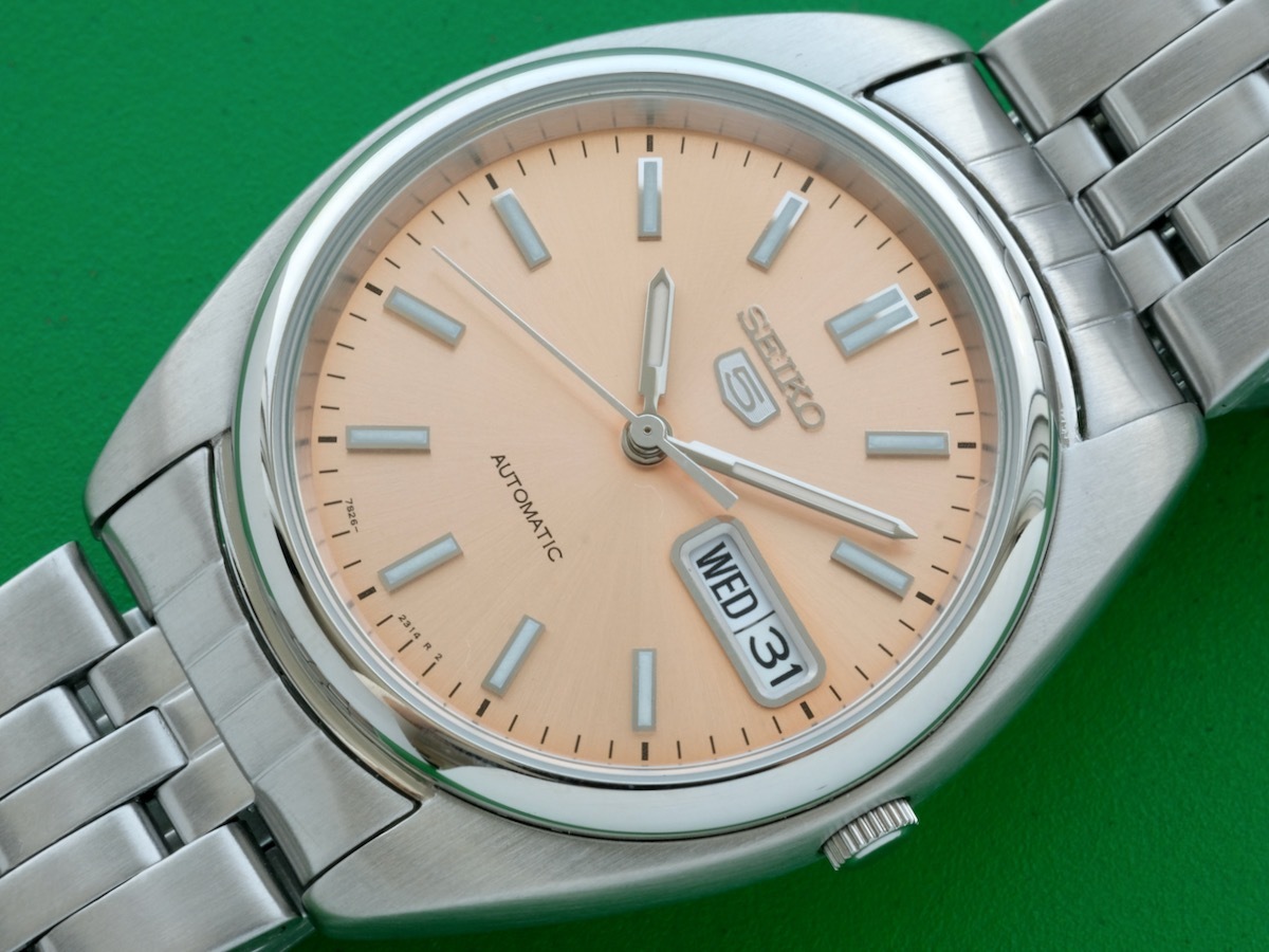 SEIKO 5 自動巻 ピンクゴールド SNXA11K 7S26-0430(セイコー)｜売買されたオークション情報、yahooの商品情報をアーカイブ公開 - オークファン（aucfan.com）