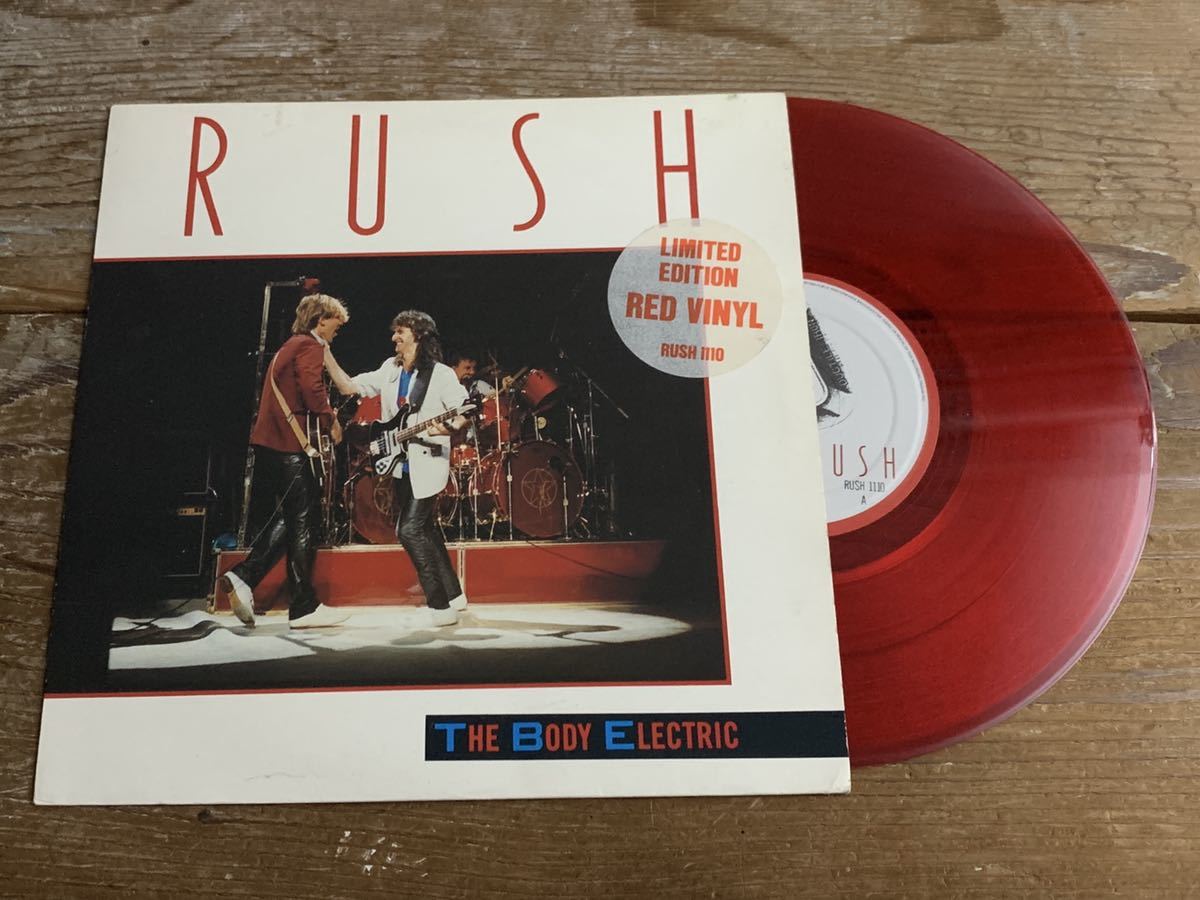 UK盤 10inch RUSH the body electric the analog kid distant early warning ...