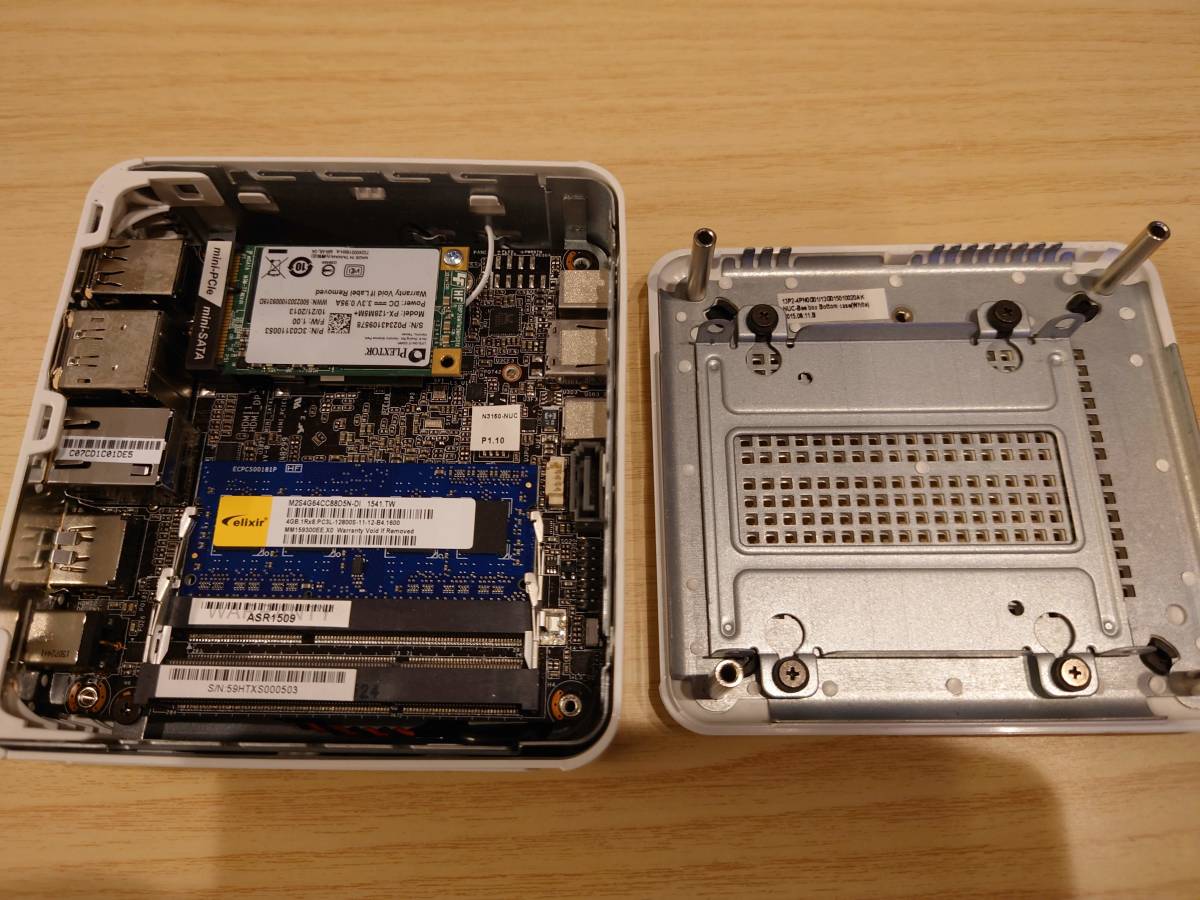 Asrock 小型PC BeeBox N3150 メモリー4GB/SSD128GB/Win10Pro 白色(その他)｜売買されたオークション ...