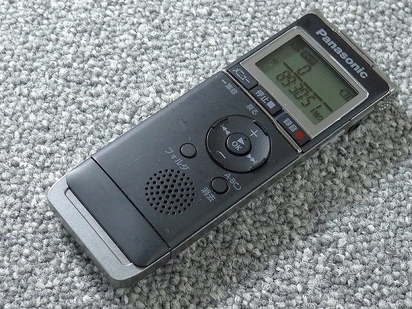600602 09 Panasonicパナソニック ICレコーダー RR-XS370 ボイスレコーダー(ICレコーダー)｜売買された ...