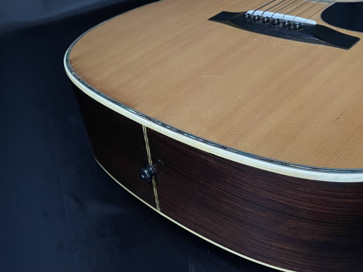 日本製 ビンテージギター Morris/モーリス F-20 小ぶり フォークタイプ トリプルオー 貝装飾 バインディング TERADA/寺田 ...
