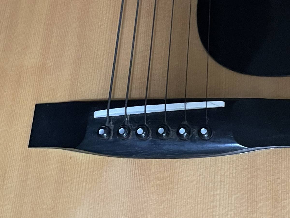 日本製 ビンテージギター Morris/モーリス F-20 小ぶり フォークタイプ トリプルオー 貝装飾 バインディング TERADA/寺田 ...