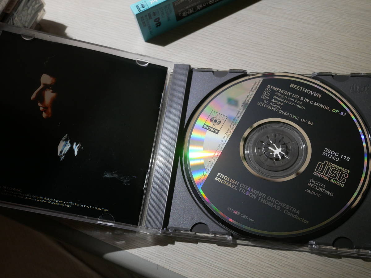 38DC 118 箱帯付/ティルソン トーマス MICHAEL TILSON THOMAS ENGLISH CHAMBER ORCHESTRA/BEETHOVEN:SYMPHONY NO.5 ...