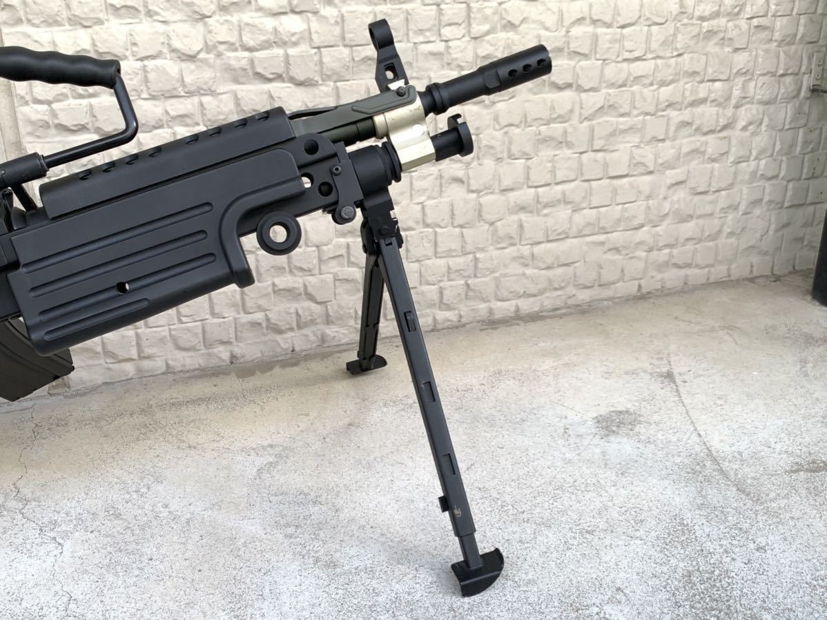 Classic Army FN M249 Mk2 MINIMI ミニミ 軽機関銃 電動ガン 作動OK 内部長製品 作動快調 CA クラシック ...