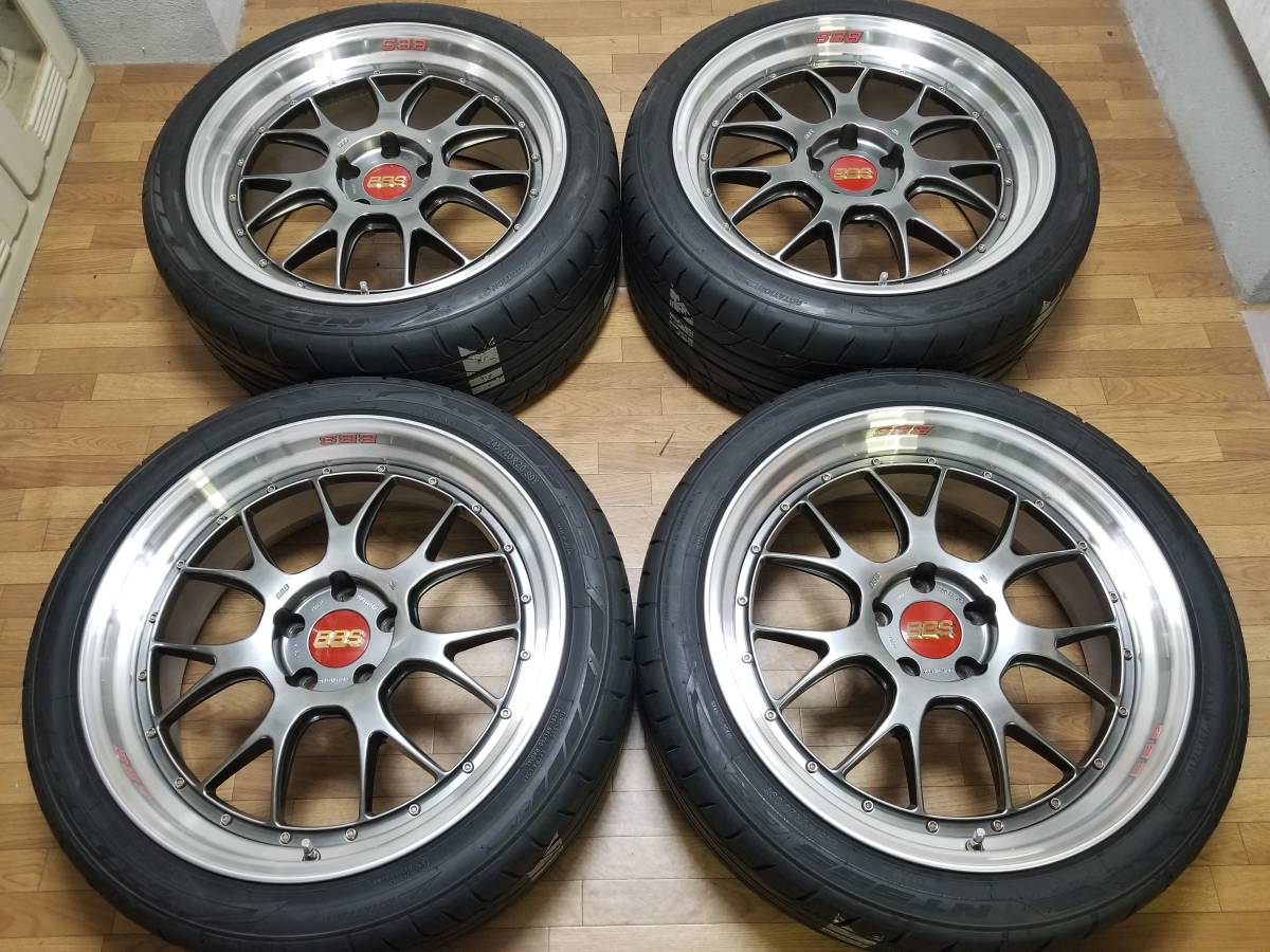 超 バリ溝 20インチ 8.5J +15 & 9.5J +23 PCD120 BBS LM-R チャンピオン ED LM316 LM317 ...