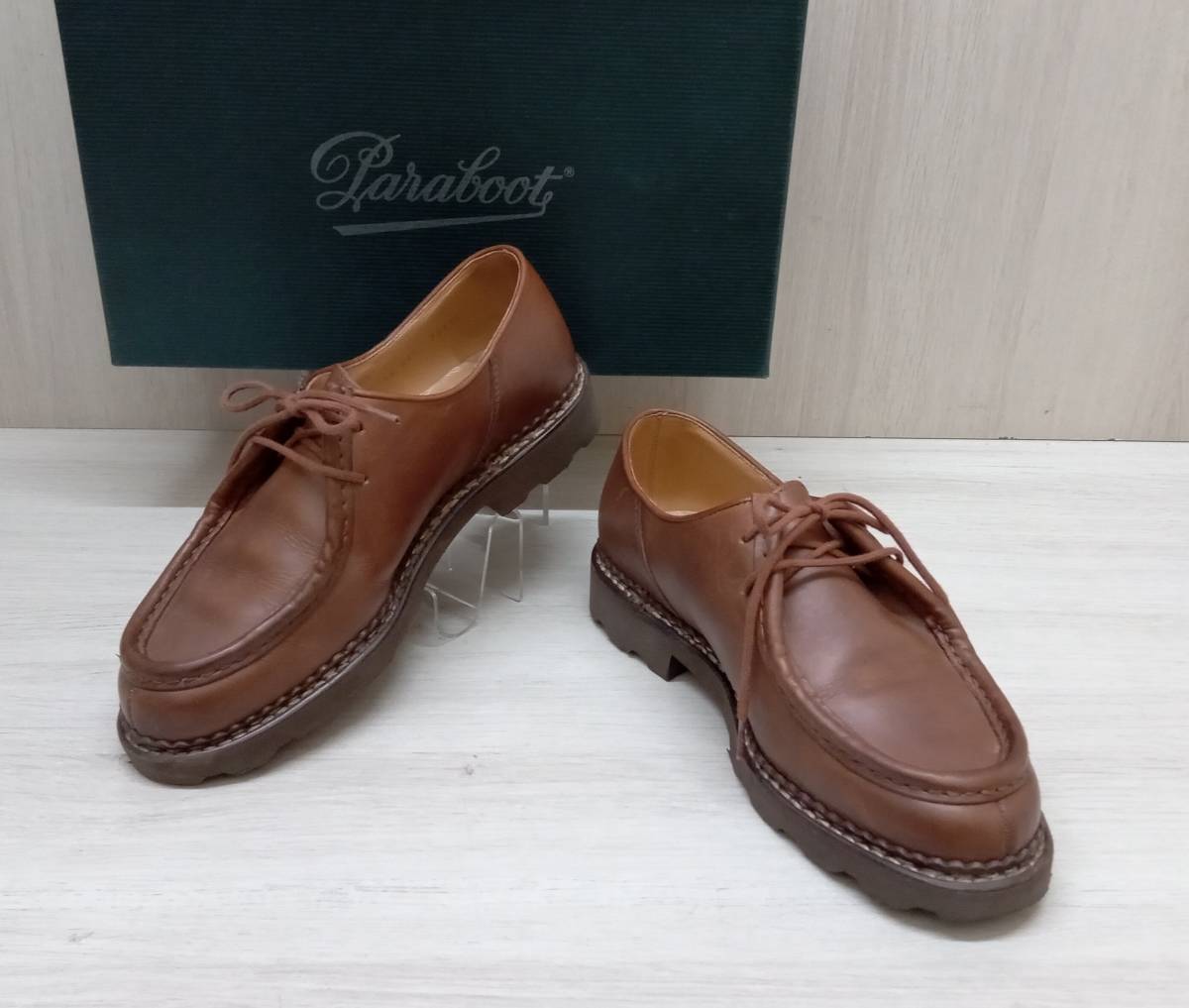 PARABOOT/パラブーツ/ドレスシューズ/MICHAEL MARCHE /ブラウン/サイズ40(24.5cm)｜売買されたオークション情報、yahooの商品情報をアーカイブ公開 ...