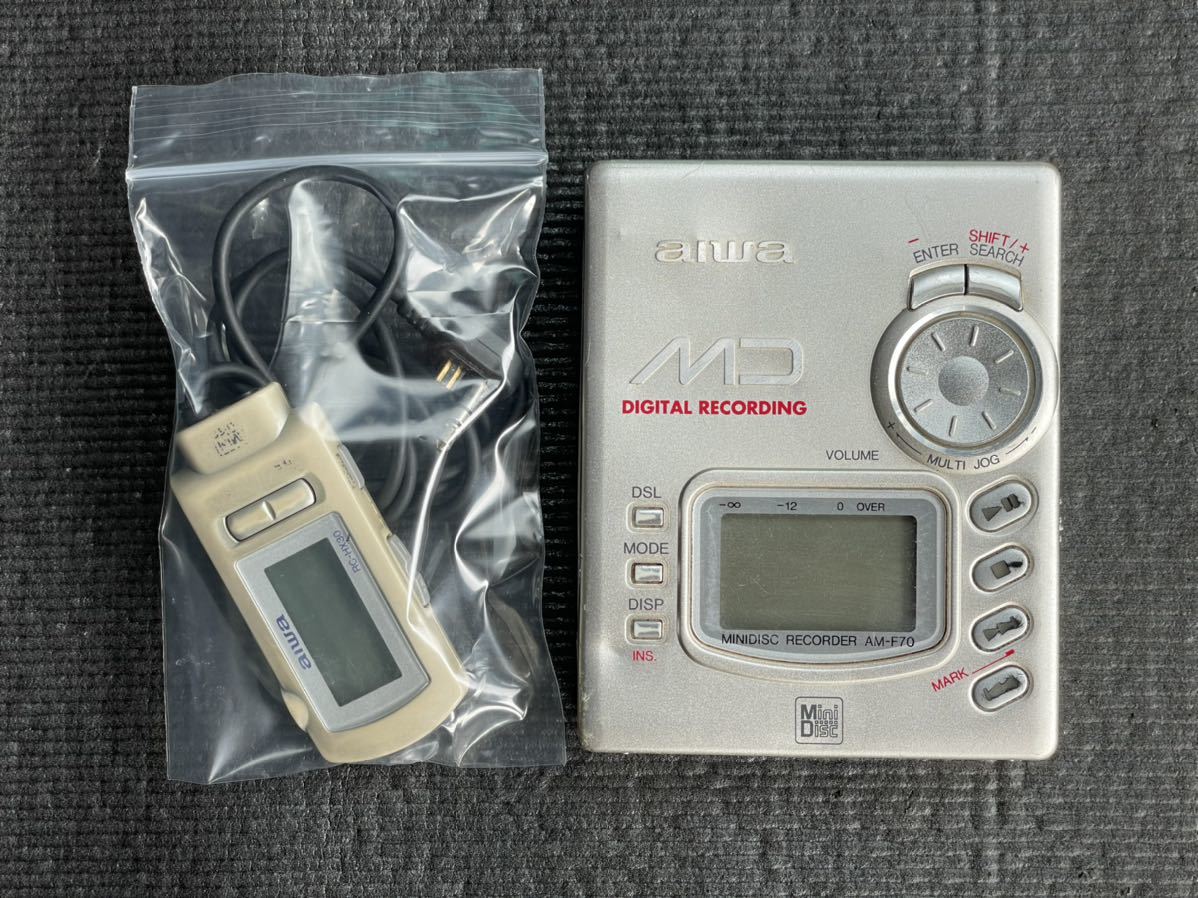 AIWA アイワ MINIDISC RECORDER AM-F70 MDレコーダー 品(録音、再生)｜売買されたオークション情報、yahooの ...