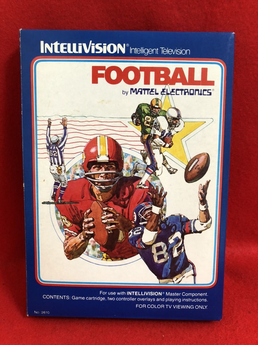 昭和レトロ BANDAI/バンダイ Intellivision/インテレビジョン ゲームソフト NFL FOOTBALL 動作未確認/ 現状品 ...