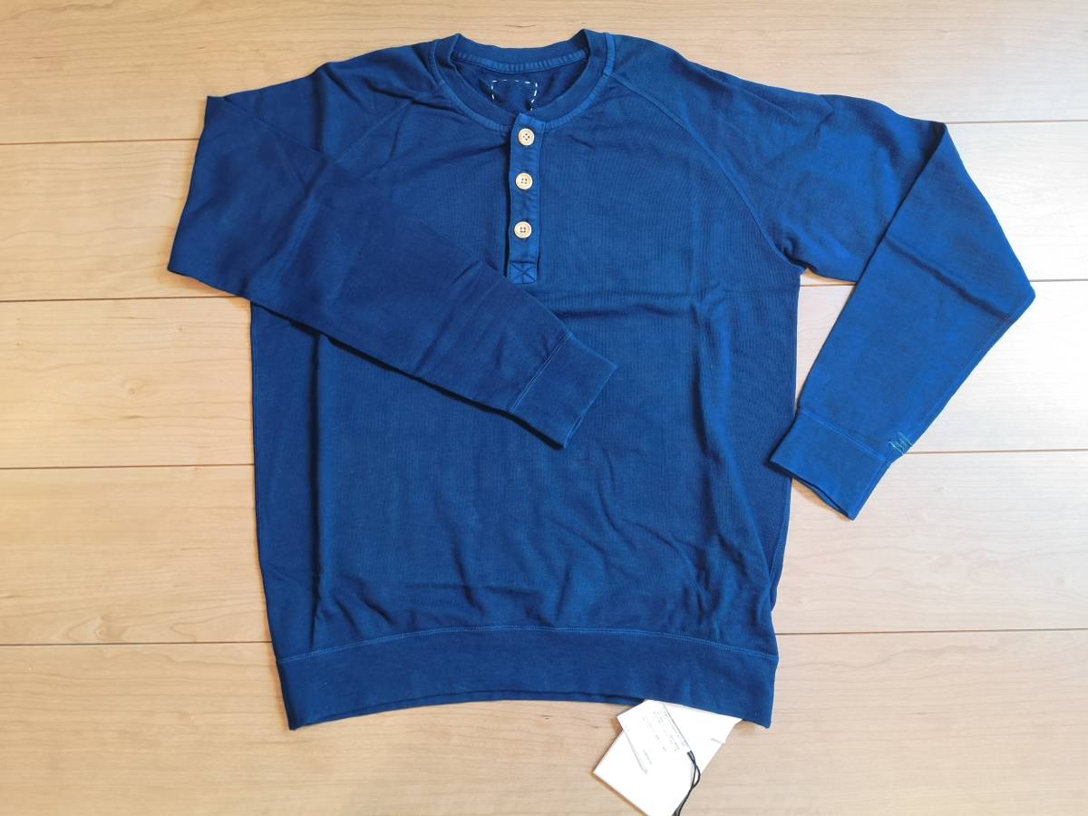 Visvim INDIGO RAGLAN L/S HENLEY GIZA サイズ1 Sサイズ ビズビム ラグラン インディゴブルー キュビズム 長袖 メンズ A.L.(トップス)｜売買された ...