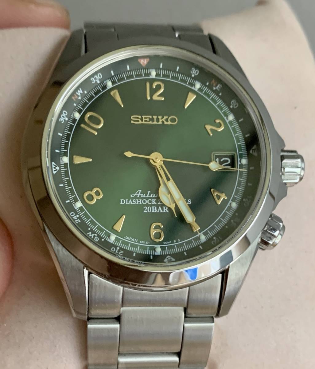セイコー SARB017 アルピニスト 純正メタルバンドなどバンド4種類付き(プロスペックス)｜売買されたオークション情報、yahooの商品 ...