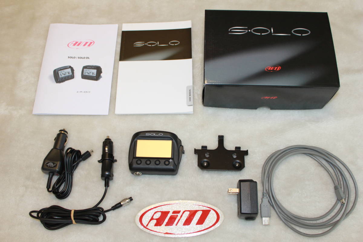 Aim SOLO GPSラップタイマー データロガー TZM50 NSR50 NSRmini NSF100 GROM グロム ジムカーナ デジ ...