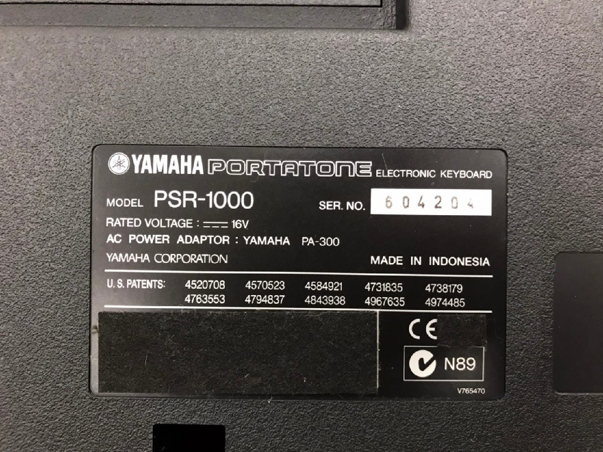 t140 ジャンク YAMAHA ヤマハ PSR-1000 61鍵 キーボード 本体のみ(ヤマハ)｜売買されたオークション情報、yahooの ...