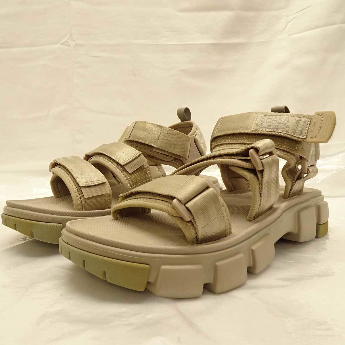 SHAKA B:MING by BEAMS 別注 NEO BUNGY シャカ ネオバンジー TAUPE スポーツサンダル 26cm(26 ...
