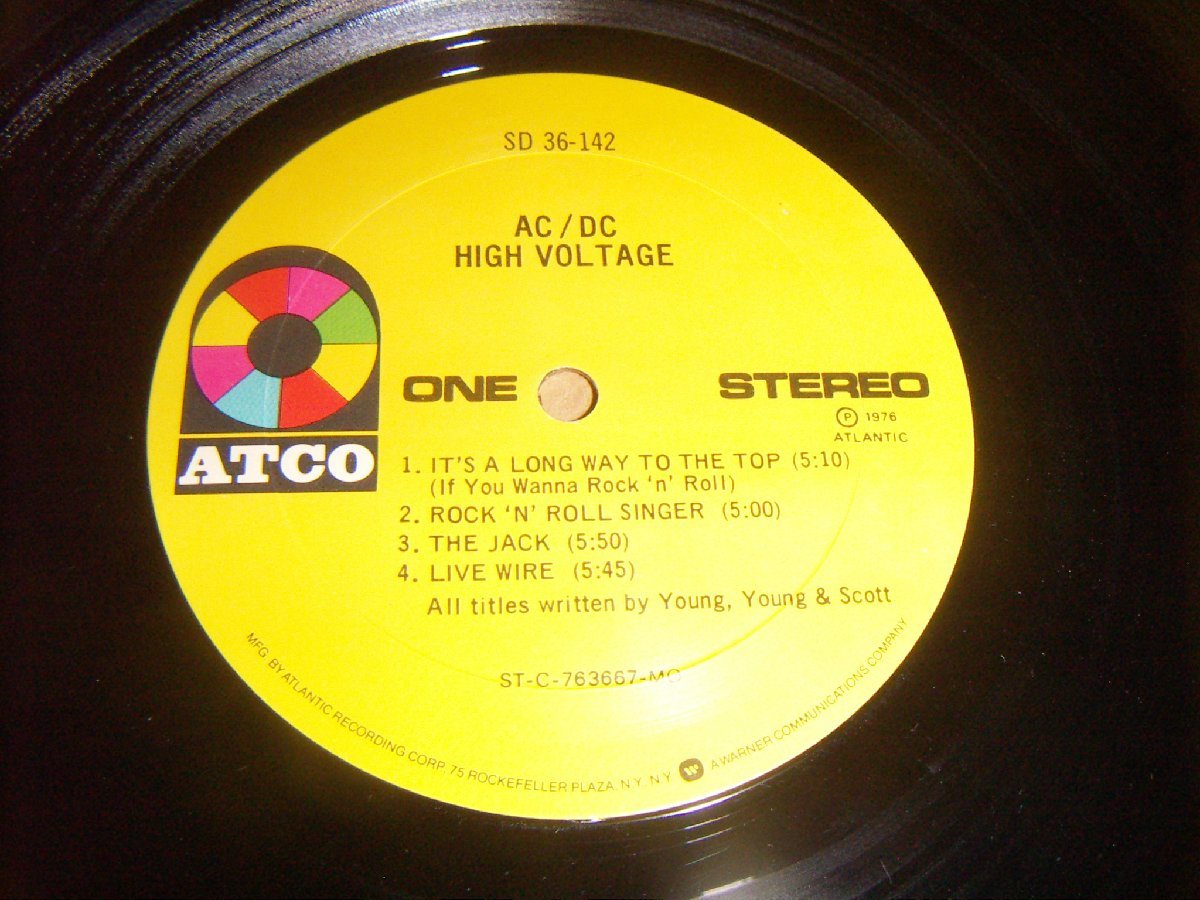 LP：AC/DC HIGH VOLTAGE：US盤(AC/DC)｜売買されたオークション情報、yahooの商品情報をアーカイブ公開 - オークファン（aucfan.com）