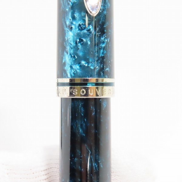 PELIKAN/ペリカン SOUVERAN/スーベレーン M805 オーシャンスワール 万年筆 18C-750/EF /LPL(ペリカン)｜売買されたオークション情報、yahooの商品情報を ...