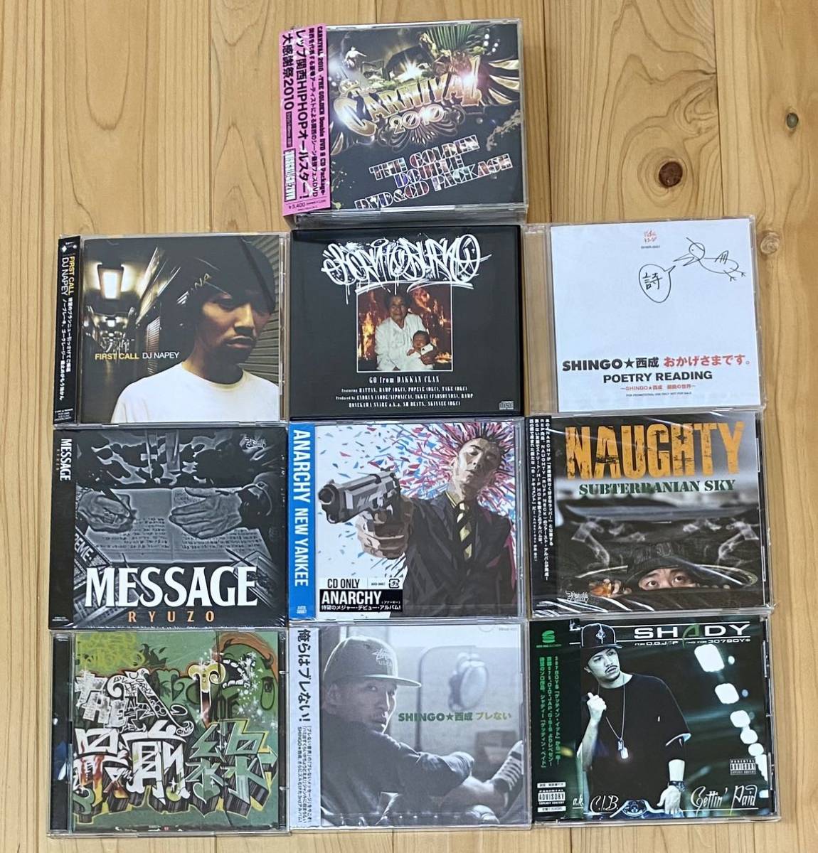 100枚セット 多数 J-RAP /般若 SIMON D.O TWIKLE Buddha Brand ANARCHY SHINGO 西成 t ...