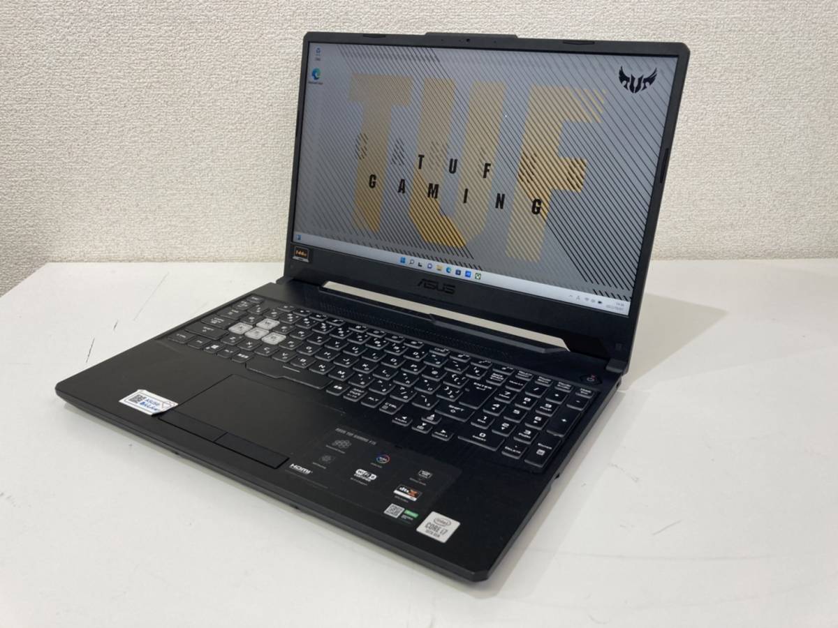 稼働品 ASUS TUF Gaming F15 FX506LH FX506LH-I7G1650 Core i5-10300H 15.6インチ ...