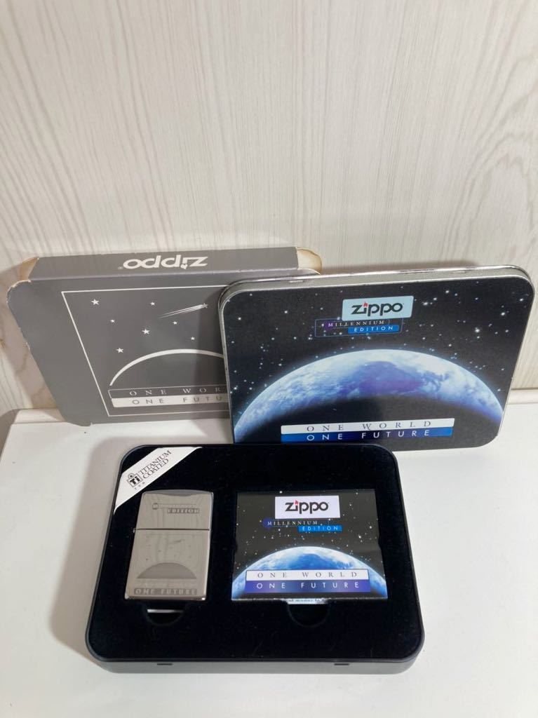 ZIPPO ONE WORLD ONE FUTURE ジッポ ライター MILLENNIUM EDITION 数量限定品(Zippo)｜売買さ ...
