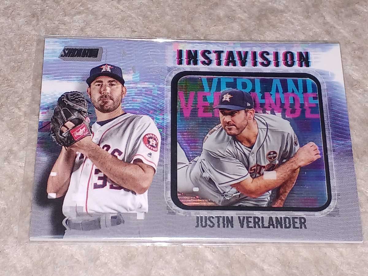 2019 Stadium Club Instavision Justin Verlander インサートカード インスタビジョン ジャスティン ...