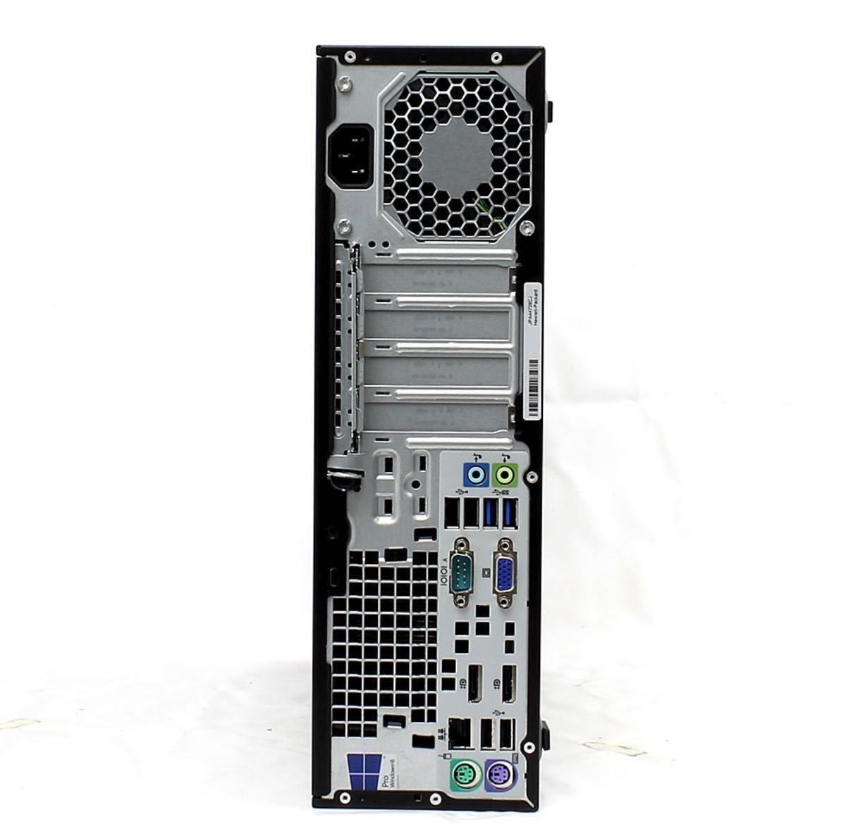 高性能 Core i7-4770/ SSD256GB+HDD3TB/超大容量16GBメモリ hp ProDesk 800G1 SFF ...