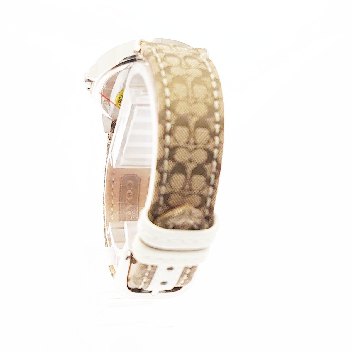 1円スタート 極 箱付き COACH コーチ CA.63.7.14.0603 シグネチャー SS×革ベルト 3.0cm シルバー文字盤 QZ 127996 腕時計(コーチ)｜売買された ...