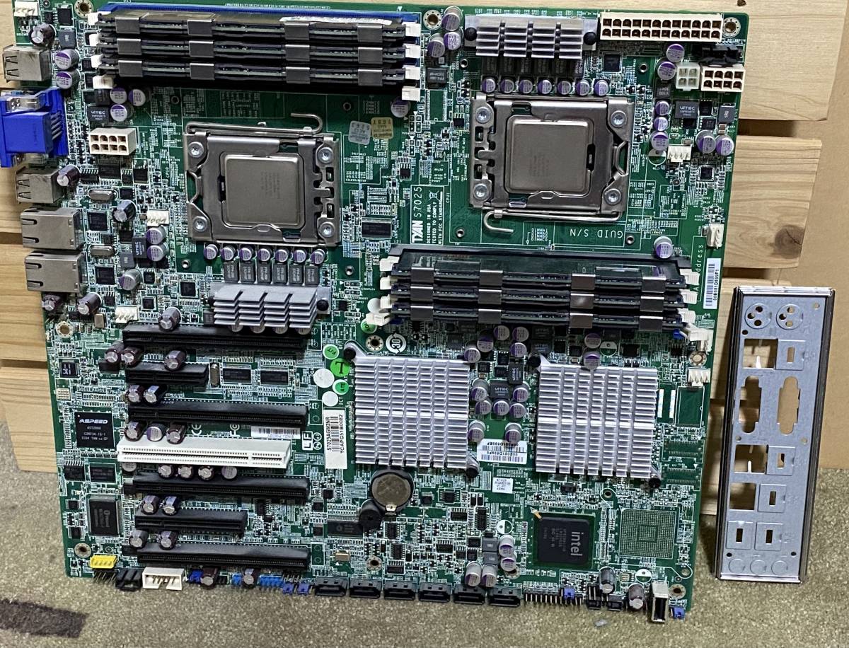 TYAN S7025 Dual Xeon LGA1366 +CPU2個 L5520 MEM16GB x 6個(その他)｜売買されたオークション ...