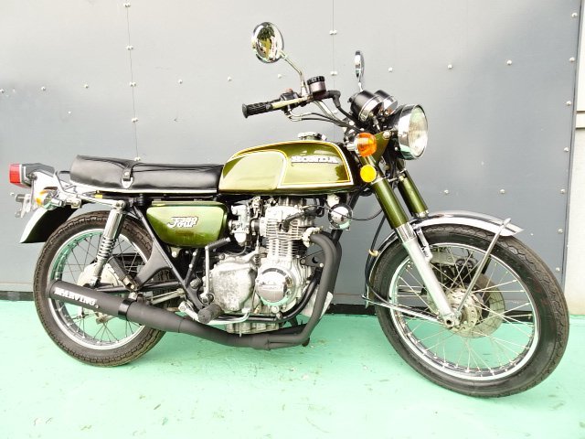 CB350four CB350F CB350 通関証付き エンジン実動 良好ベース車両 マービング 集合マフラー CB400F バケヨン仕様にも(251cc-400cc)｜売買された ...