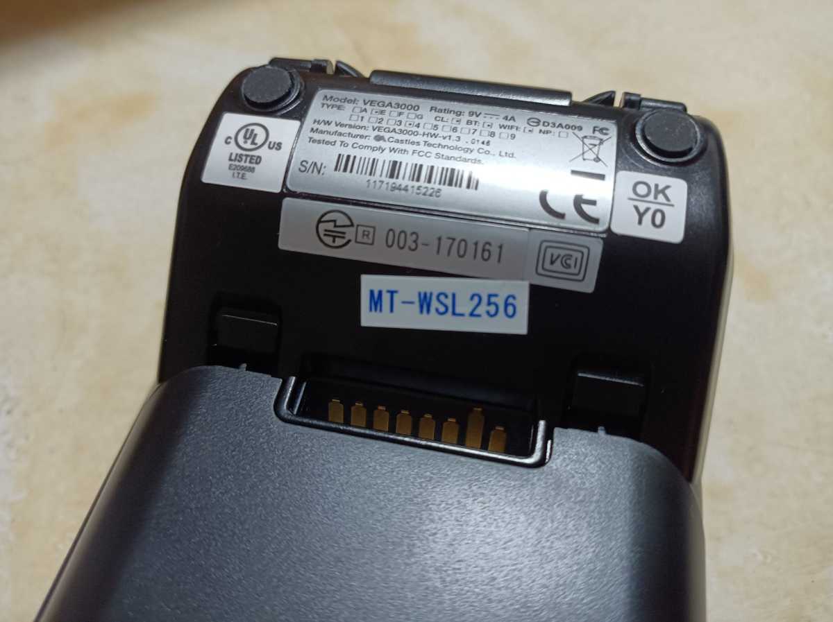 2510004 GMO FINANCIAL GATE / VEGA3000-Touch 品 キャッシュレス決済端末システム CASTLES ...