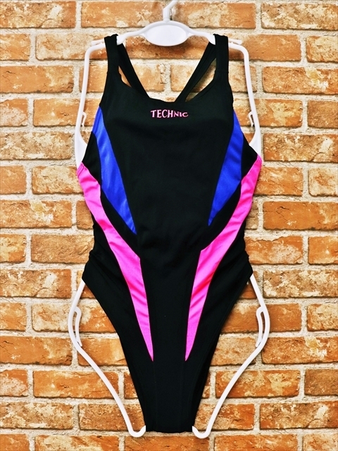 BS3-505 // 品 TECHNIC レディース競泳水着 ブラックに映える2色のside ハイレグ XL~ 一番安価な送料はゆうパケットなら210円(ワンピース)｜売買されたオークション ...