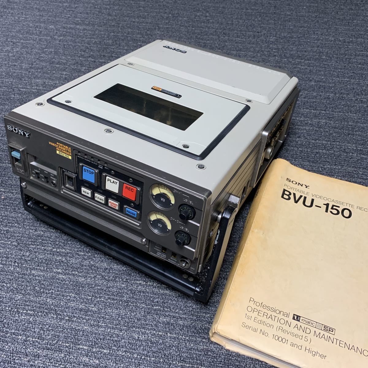 SONY ソニー U-matic SP VTR BVU-150 メンテナンスマニュアル付(プロ用、業務用)｜売買されたオークション情報 ...