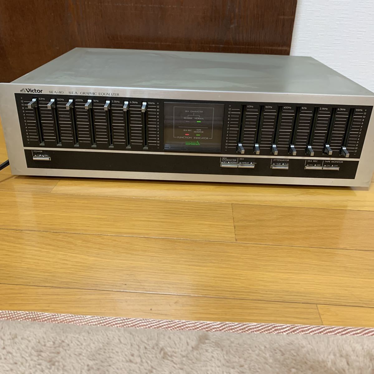 Victor ビクター グラフィックイコライザー SEA-40 S.E.A. GRAPHIC EQUALIZER 通電のみ確認済 現状品(イコライザー)｜売買されたオークション情報、yahoo ...