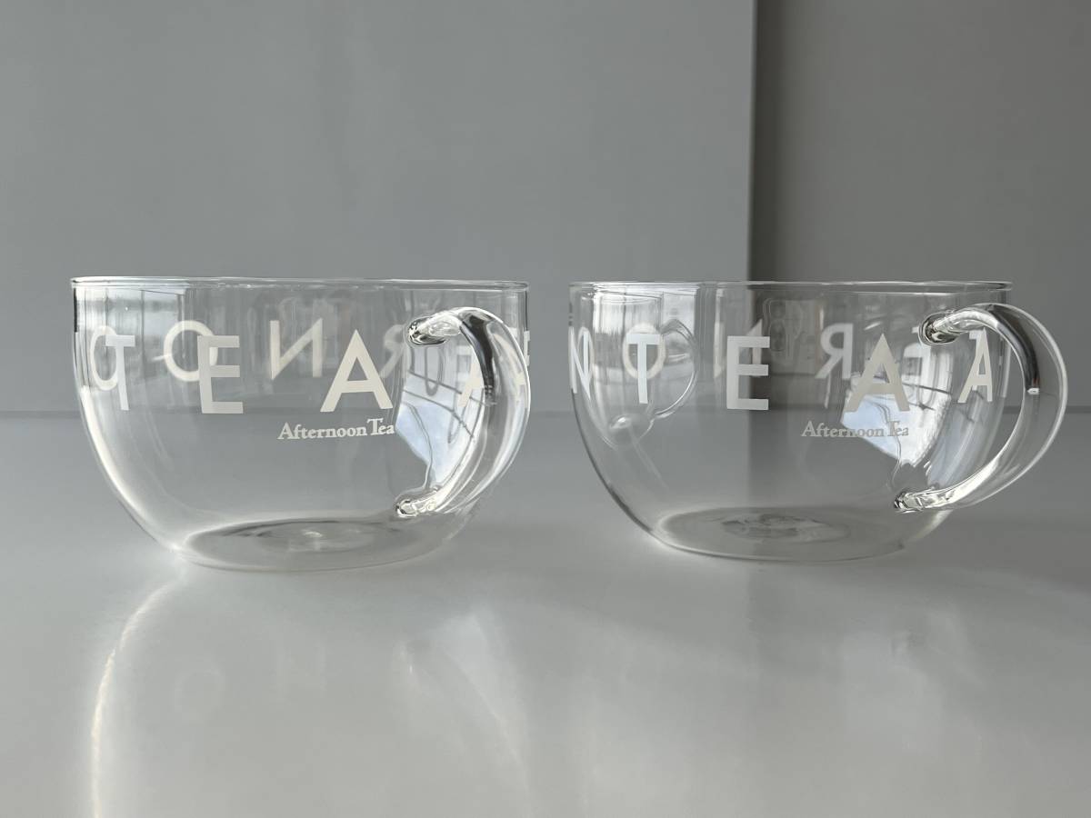 アフタヌーンティー E062耐熱ロゴ スープカップ×2個 ② AT Afternoon Tea 耐熱ガラス マグカップ ガラス製 カップ コップ マグ おしゃれ(ガラス製)｜売買された ...