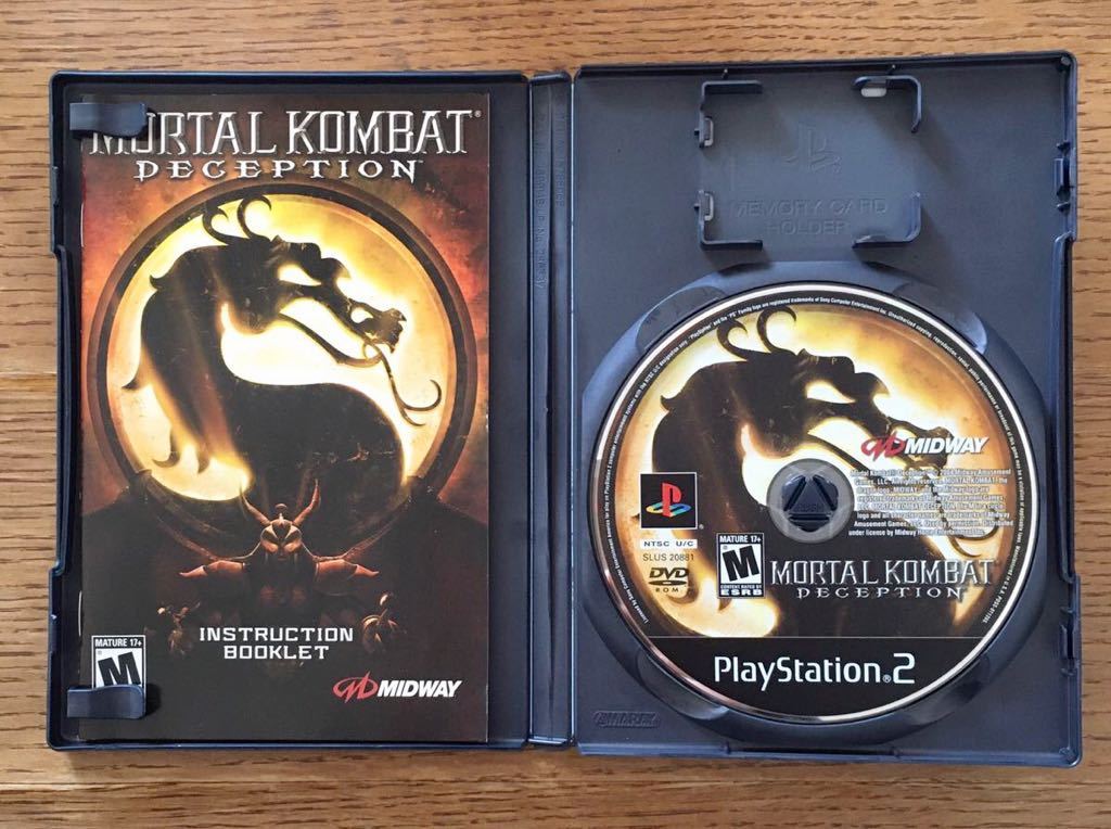 北米版 PS2ソフト MORTAL KOMBAT DECEPTION MIDWAY GAUNTLET ROADKILL SUFFERING ...