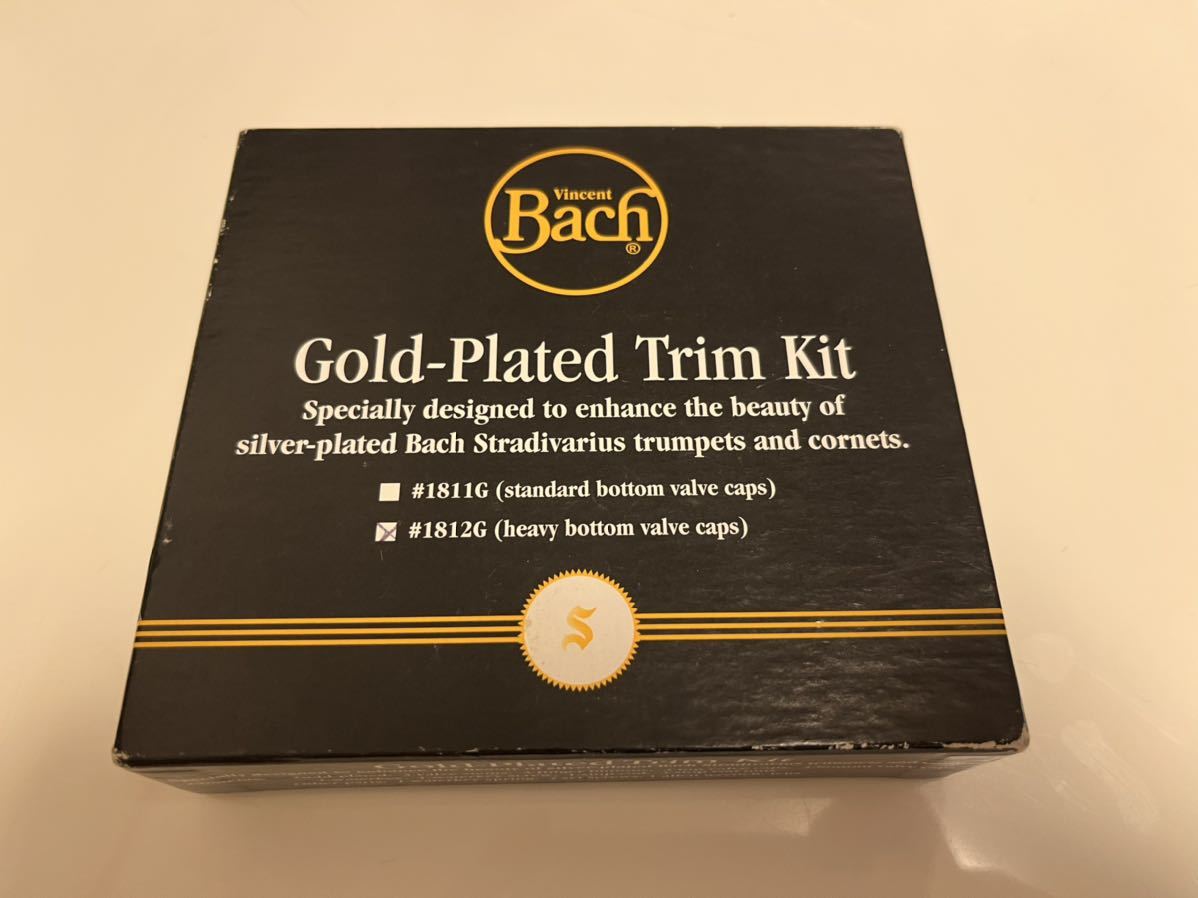 トランペット Bach 1812G ゴールドトリムキット 金メッキ ヘビーボトムバルブキャップ の場合(アクセサリー)｜売買されたオークション ...