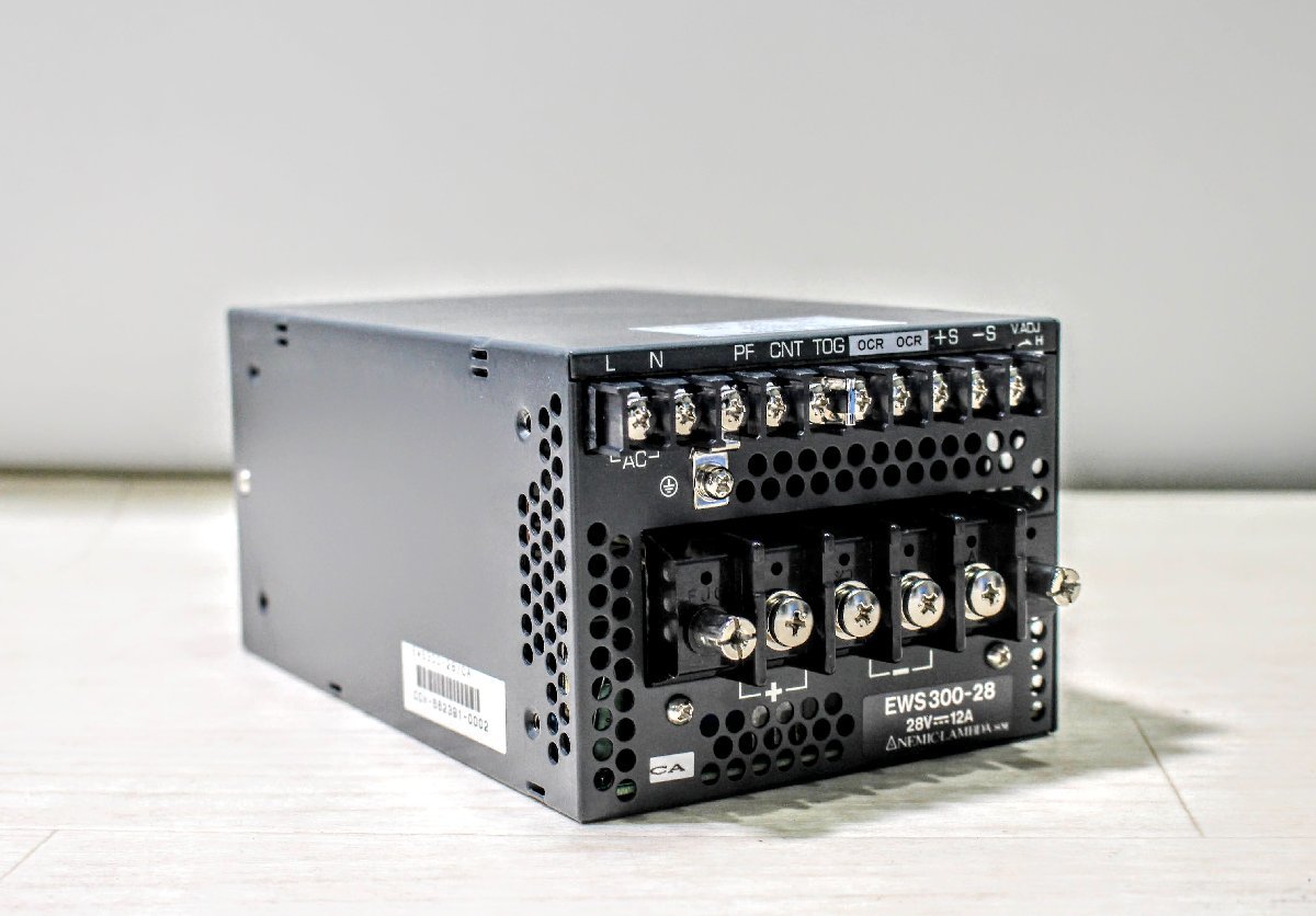 AC入力電源 AC-DCコンバータ TDK-Lambda スイッチング電源 AC/DCコンバータ オンボード 型EWS300-28 箱付 ...