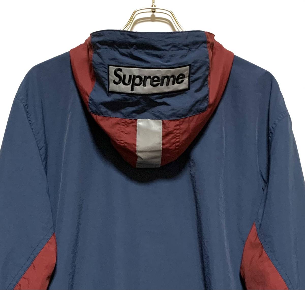 Supreme 2-TONE zip up Jacket L 紺 シュプリーム 2トーン ジップアップ ジャケット ナイロン リフレクター フーディー パーカ(ジャンパー、ブルゾン)｜売買され ...