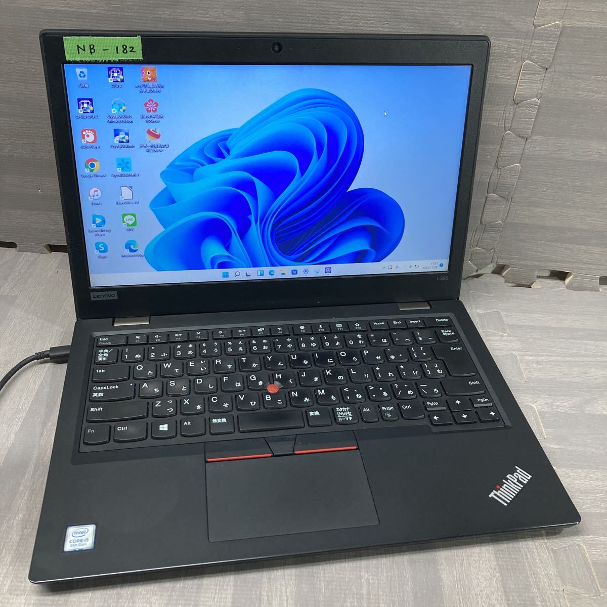 NB-182 ノートPC Lenovo ThinkPad L390 core i5 メモリ4GB SSD128GB WEBカメラ搭載 Windows11搭載 Windows10に変更可 激安 ...